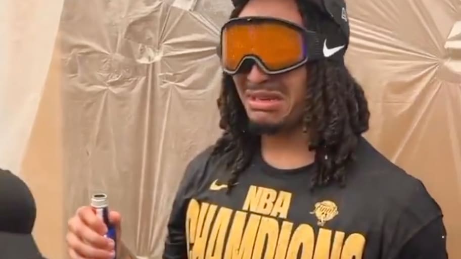 Jaylin Williams Had Funny One-Liner After Tasting Celebratory Beer During Thunder Party