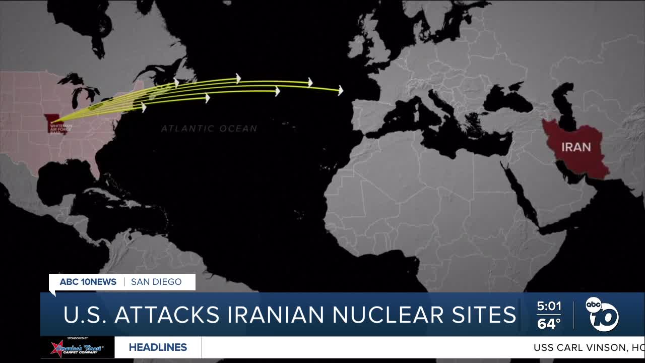 LATEST: U.S. attacks Iranian nuclear sitres