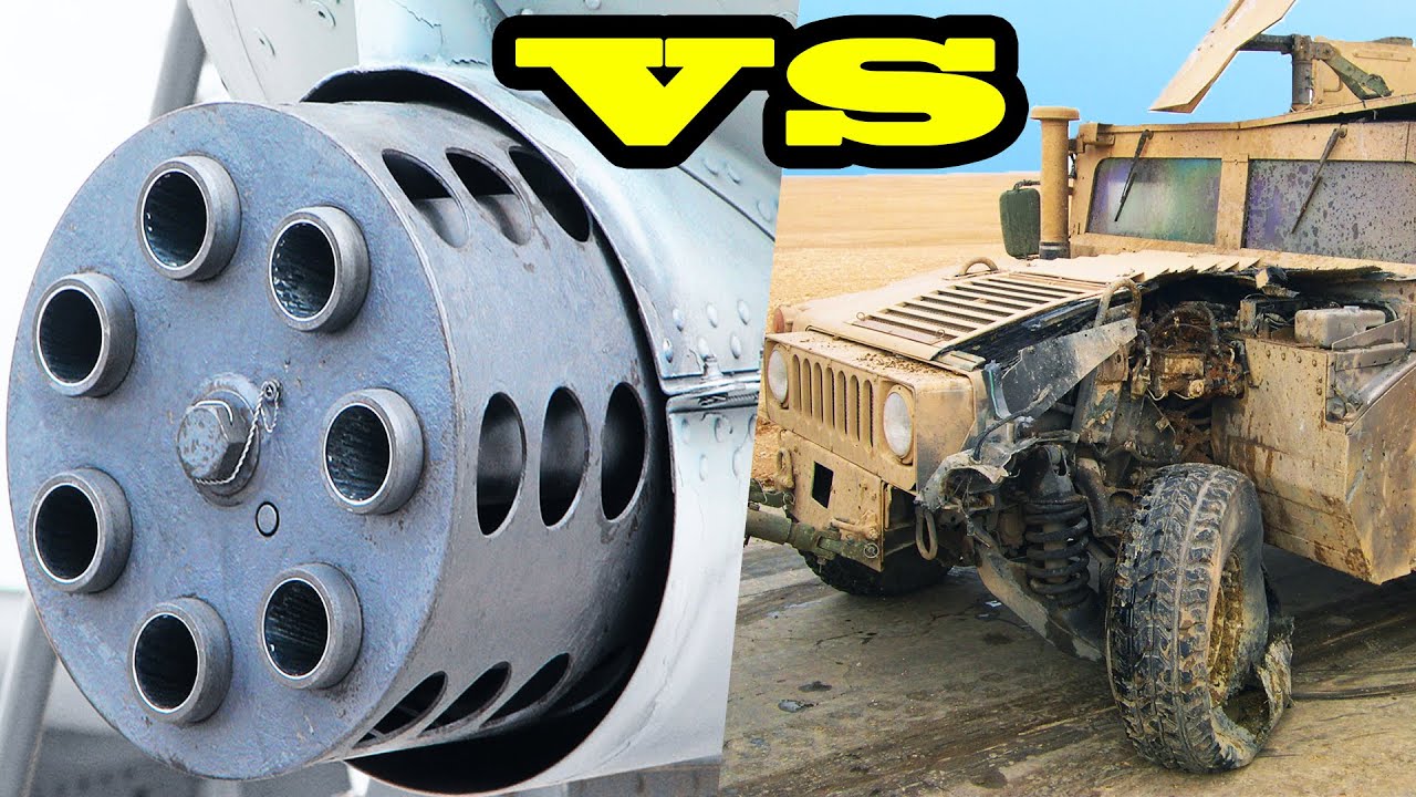 Monstrous A-10 Thunderbolt II vs. Unmanned Humvee: Training Showdown
