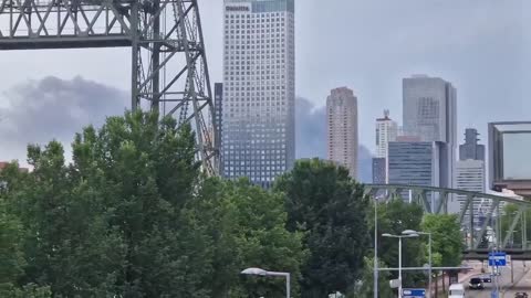 Netherlands: Fire Erupts at Rotterdam Warehouse, Residents Advised to ...