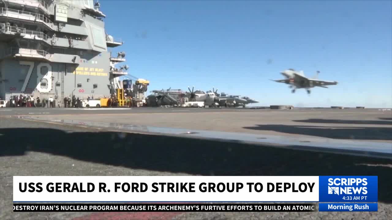 USS Gerald R. Ford CSG expected to deploy near Middle East next week ...