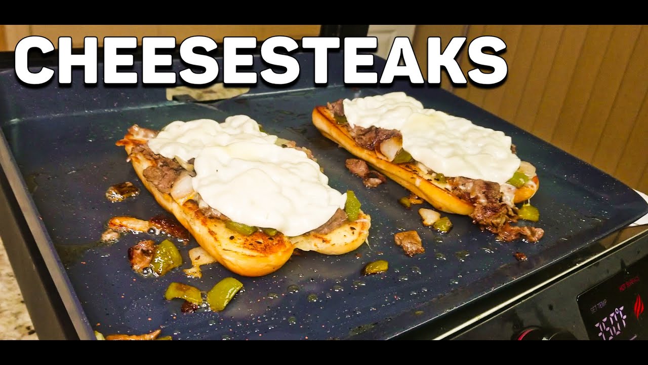 Sizzle and Stack: Cheesesteaks Made Easy