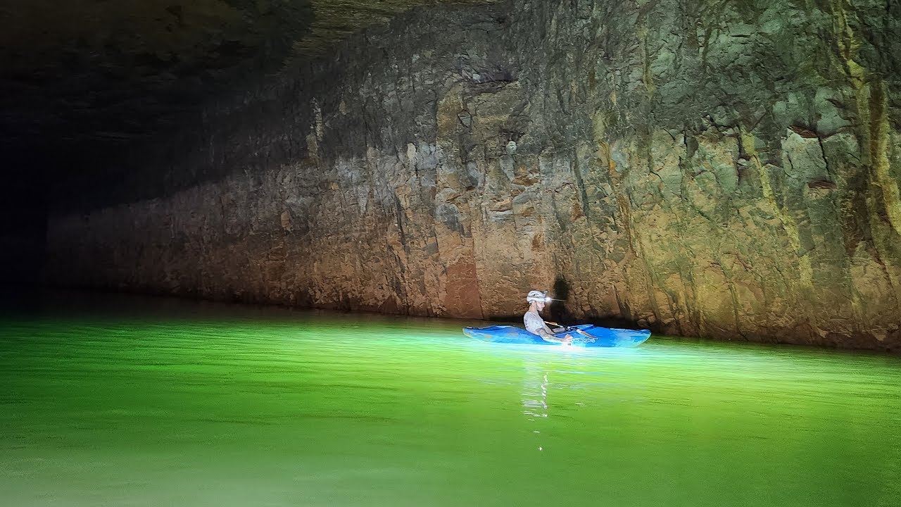 Exploring a Hidden Cave in a Massive Limestone Mine