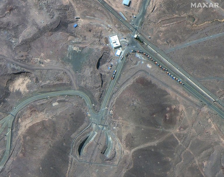 Satellite images show trucks lined up at Iran’s Fordow nuclear facility ...
