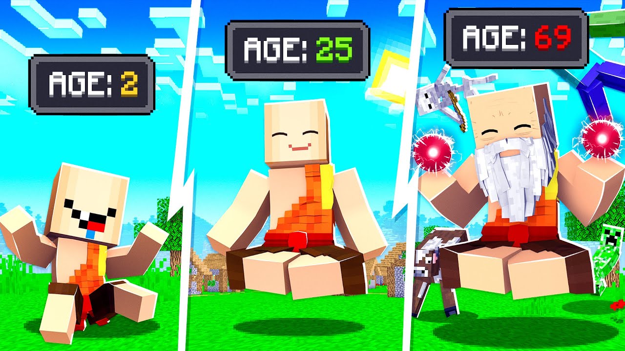 Evolving a MONK into a GOD in MINECRAFT!