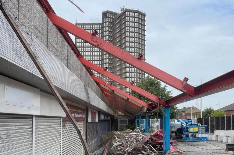First look at demolition of Bootle Strand