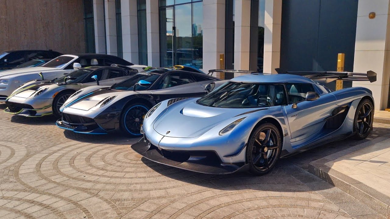 Dubai’s Hypercar Insanity: 2 Koenigsegg Jeskos, Huayra L'Ultimo, Chiron ...