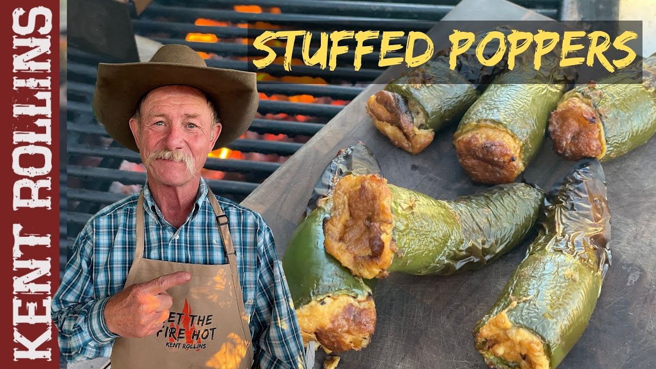Stuffed Jalapeno Poppers - Smoked Seafood Stuffed Poppers