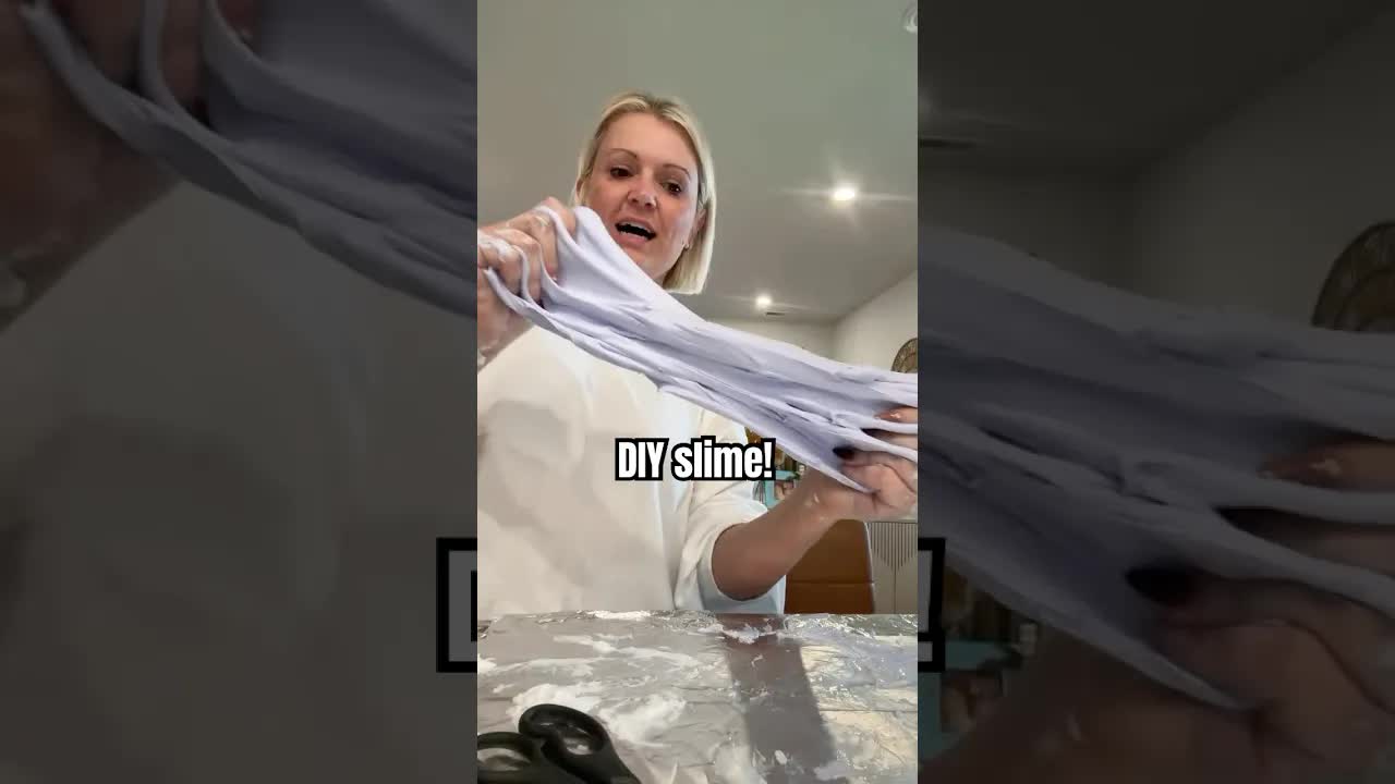 scarlett and tiania: diy slime success! mom and daughter making ...