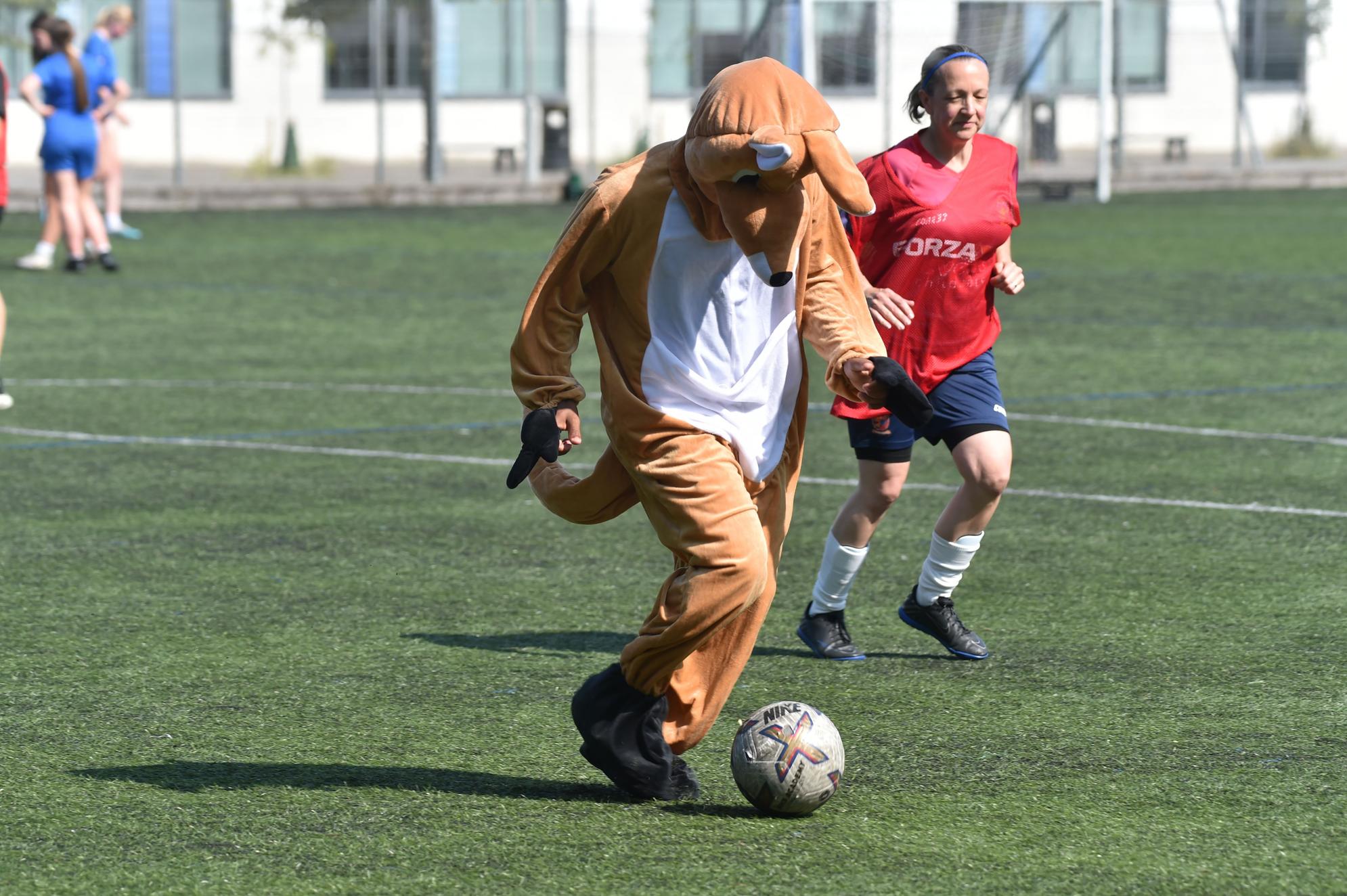 Crawley students tackle 24-hour football challenge in sweltering heat ...