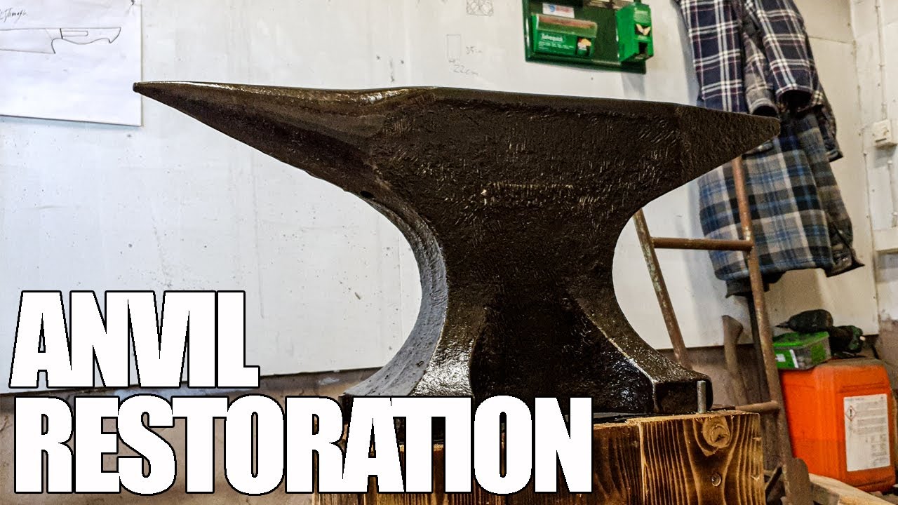 ANVIL RESTORATION + WOODEN ANVIL STAND