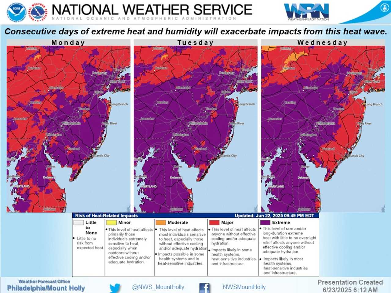 Extreme Heat Warnings In Effect For 16 NJ Counties As Temps Near 110 ...