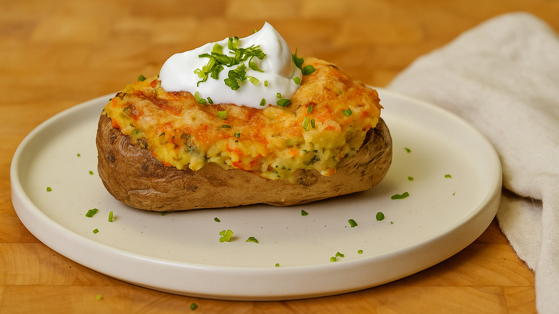 How to Make Vegan Double Baked Potatoes | Creamy, Crispy & Comforting ...