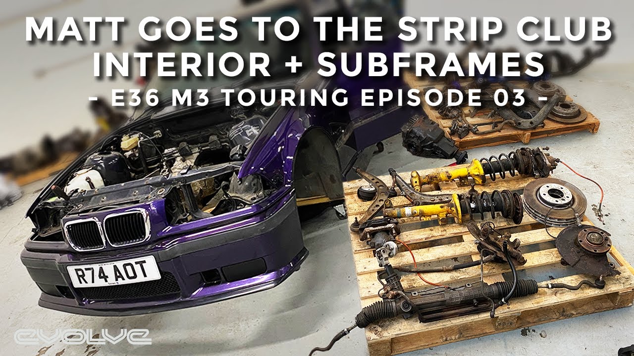 E36 M3 Touring Build Ep 03 – Matt Strips It Down at the Shop!