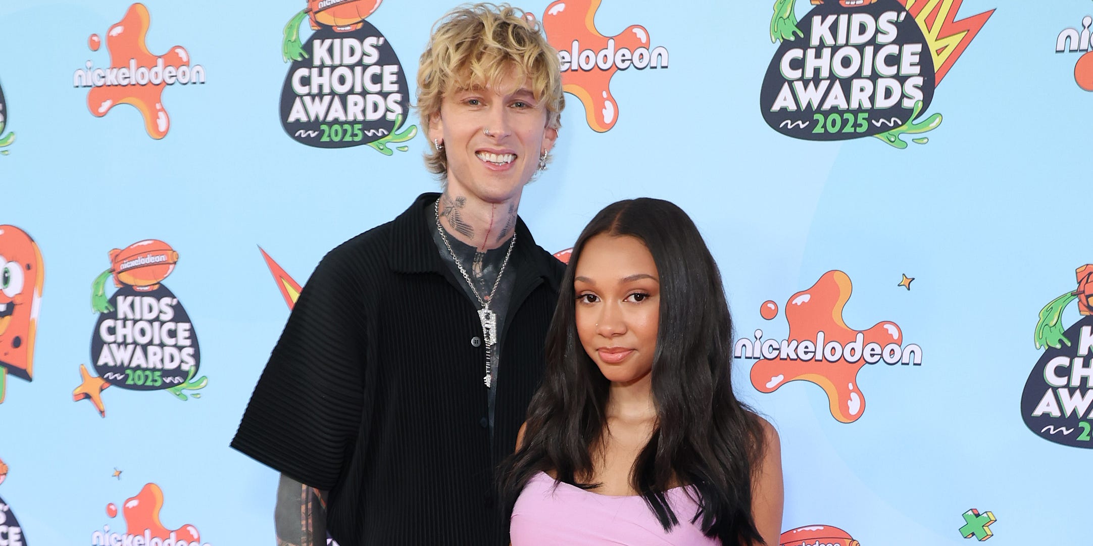 Machine Gun Kelly Walks the Red Carpet With His Teen Daughter Casie