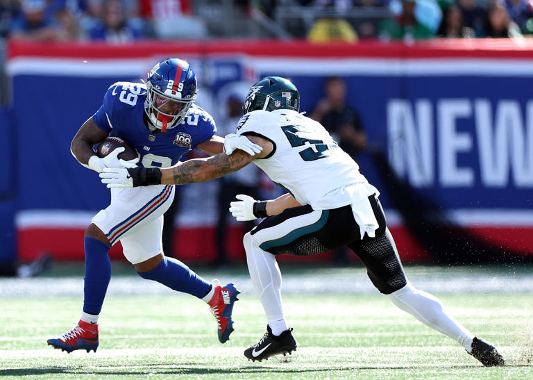 See it: New York Giants' Tyrone Tracy training with Eagles' Saquon Barkley