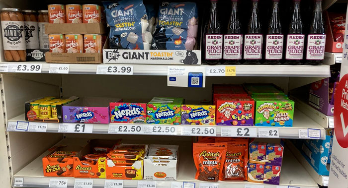 What The “American Food” Section Looks Like In Different Countries