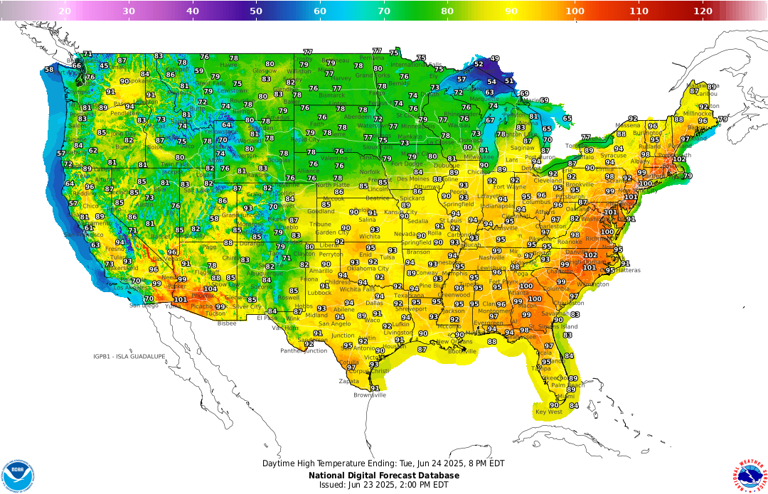 Extreme heat hits the US: See map of impacted states