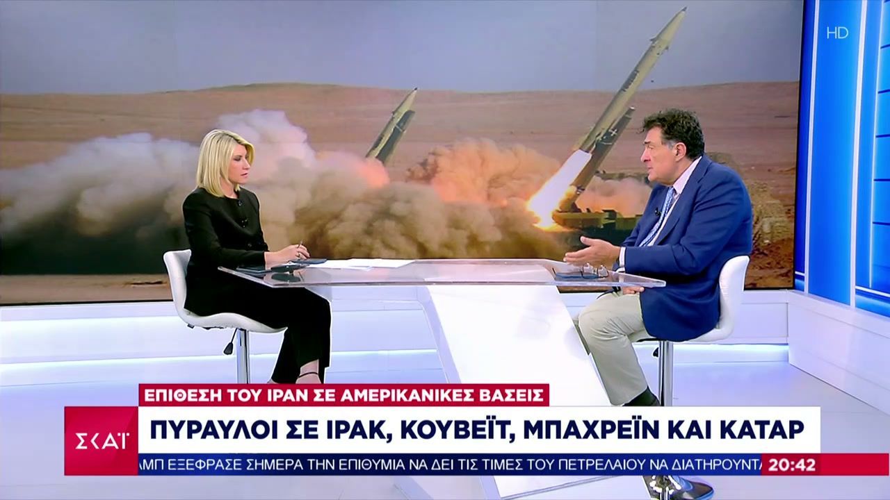 Το σχόλιο του Αλ. Παπαχελά για την αντεπίθεση του Ιράν με πυραυλικά ...