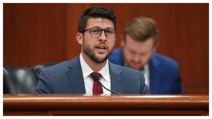 Florida Attorney General Uthmeier holds news conference in Orlando