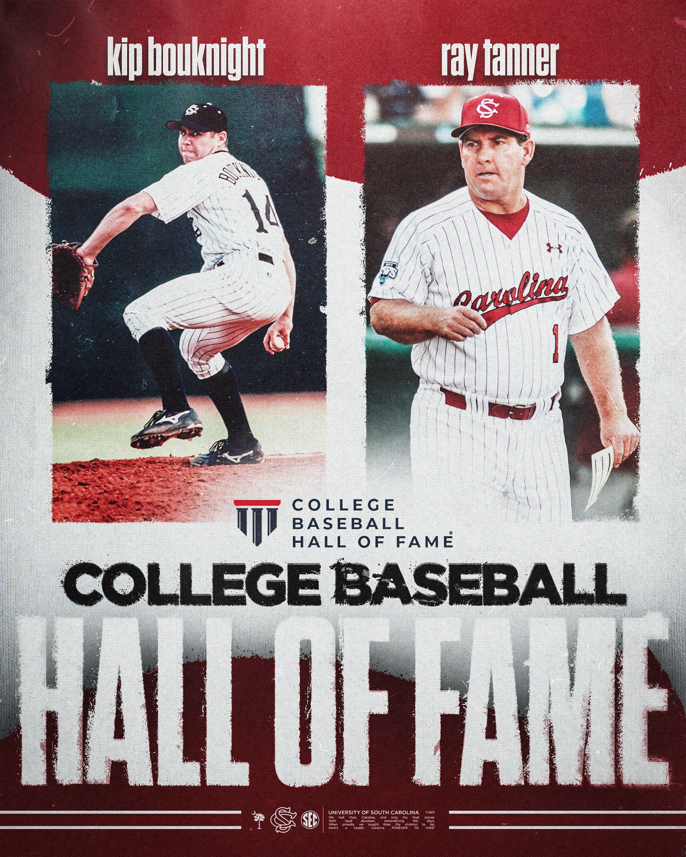 Gamecocks’ Bouknight, Tanner Part of 2025 College Baseball Hall of Fame ...