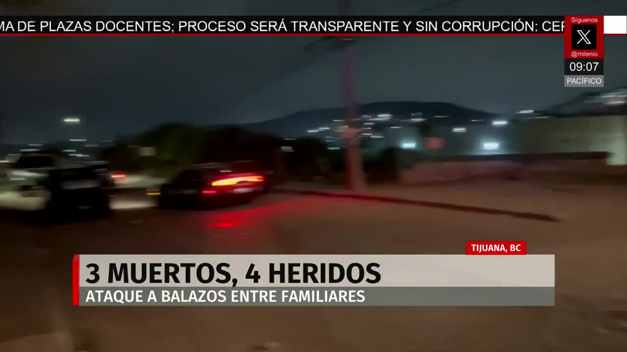 Reunión familiar termina en balacera en Tijuana; hay tres muertos y ...