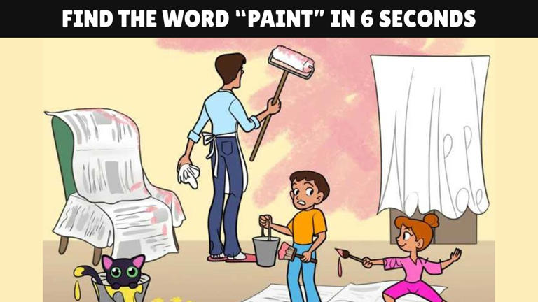 Brain Teaser IQ Test: You Have Magic Eyes if You Can Find the Word ...