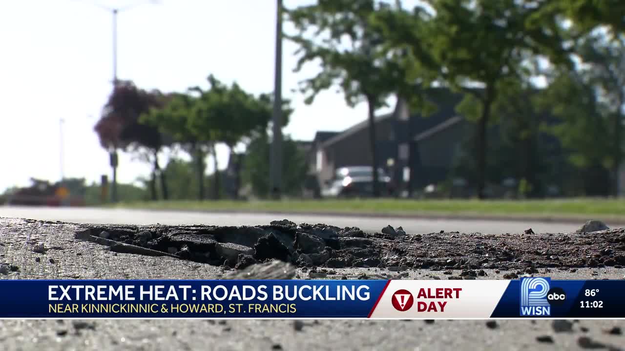 Heat wave buckles 50 Wisconsin roads, prompts emergency repairs