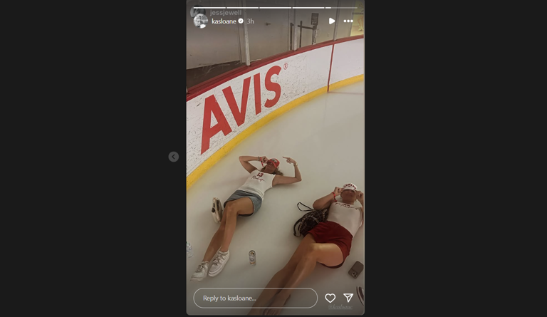 NHL star Brad Marchand’s wife, Katrina Marchand, poses in a short skirt ...