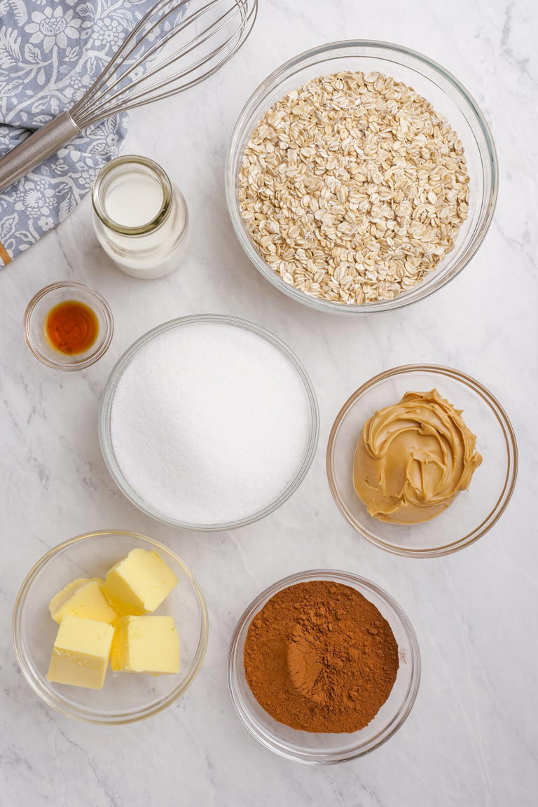 Creamy peanut butter no-bake cookies ready in 10 minutes