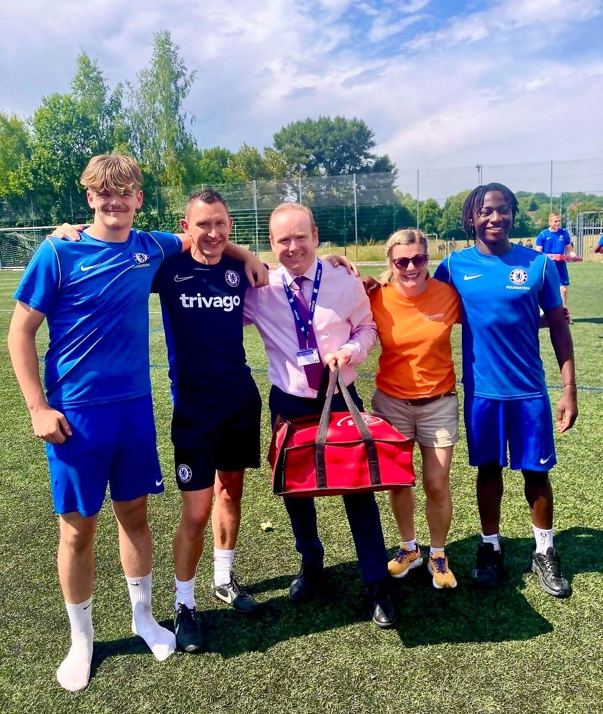 Crawley students tackle 24-hour football challenge in sweltering heat ...