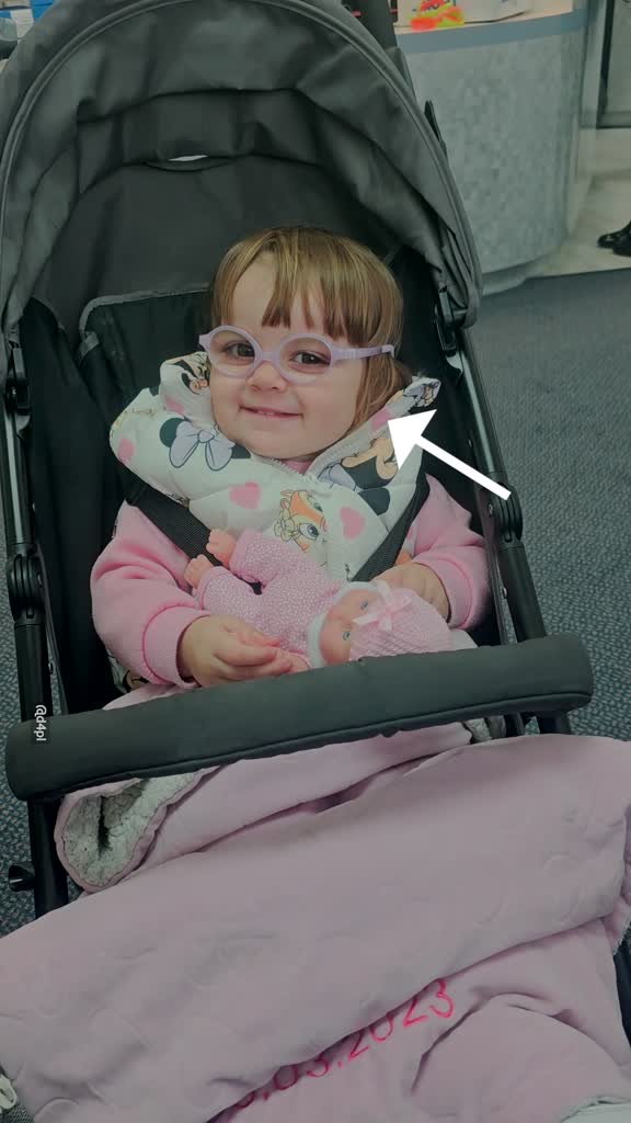 Adorable Baby Gets First Pair of Glasses