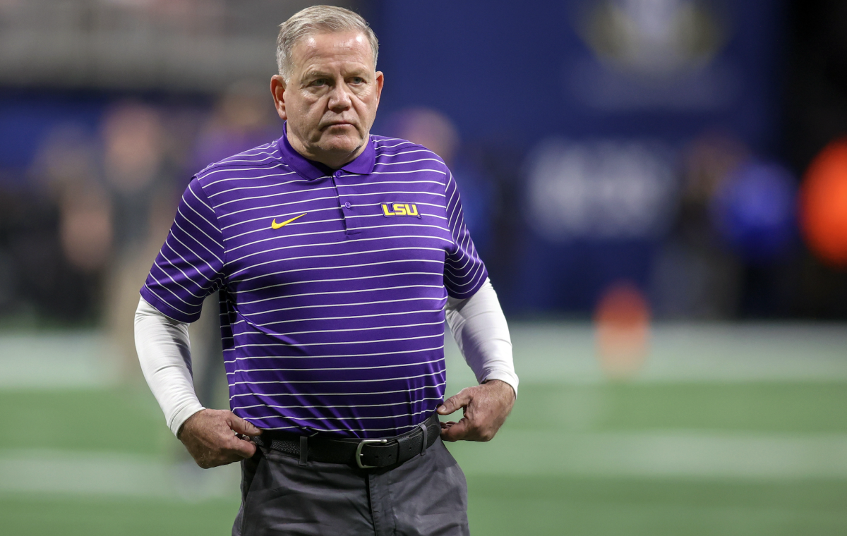 LSU HC Brian Kelly entering dangerous territory of falling short of a ...