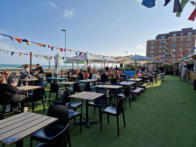 I tried the huge outdoor food and drink venue that opens in Worthing ...