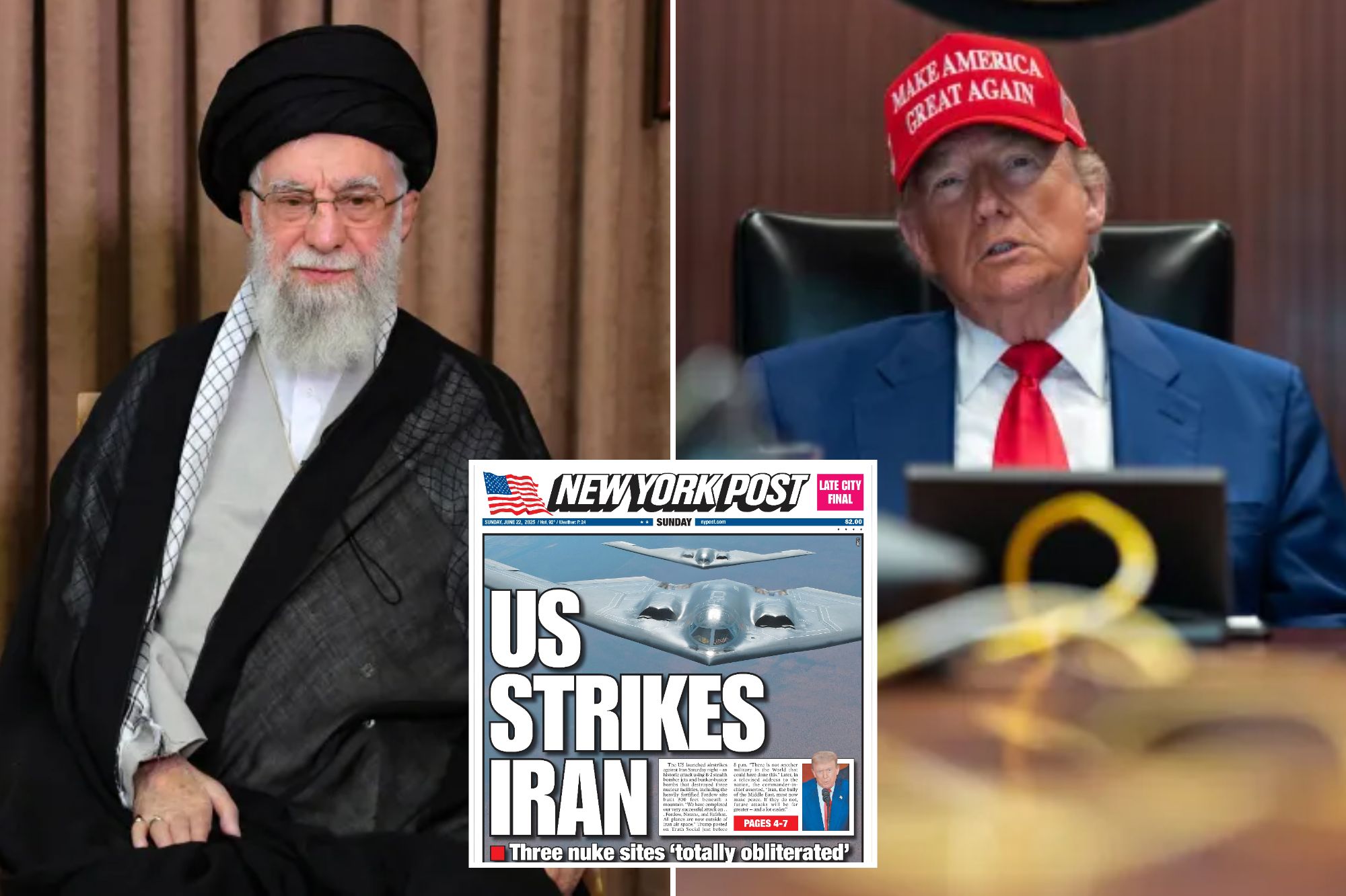 Ayatollah Ali Khamenei ‘gave Trump and the US the middle finger — and ...