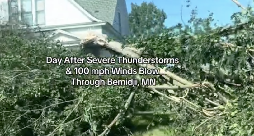 Minnesota Powerful Storm Wreaks Havoc in Bemidji