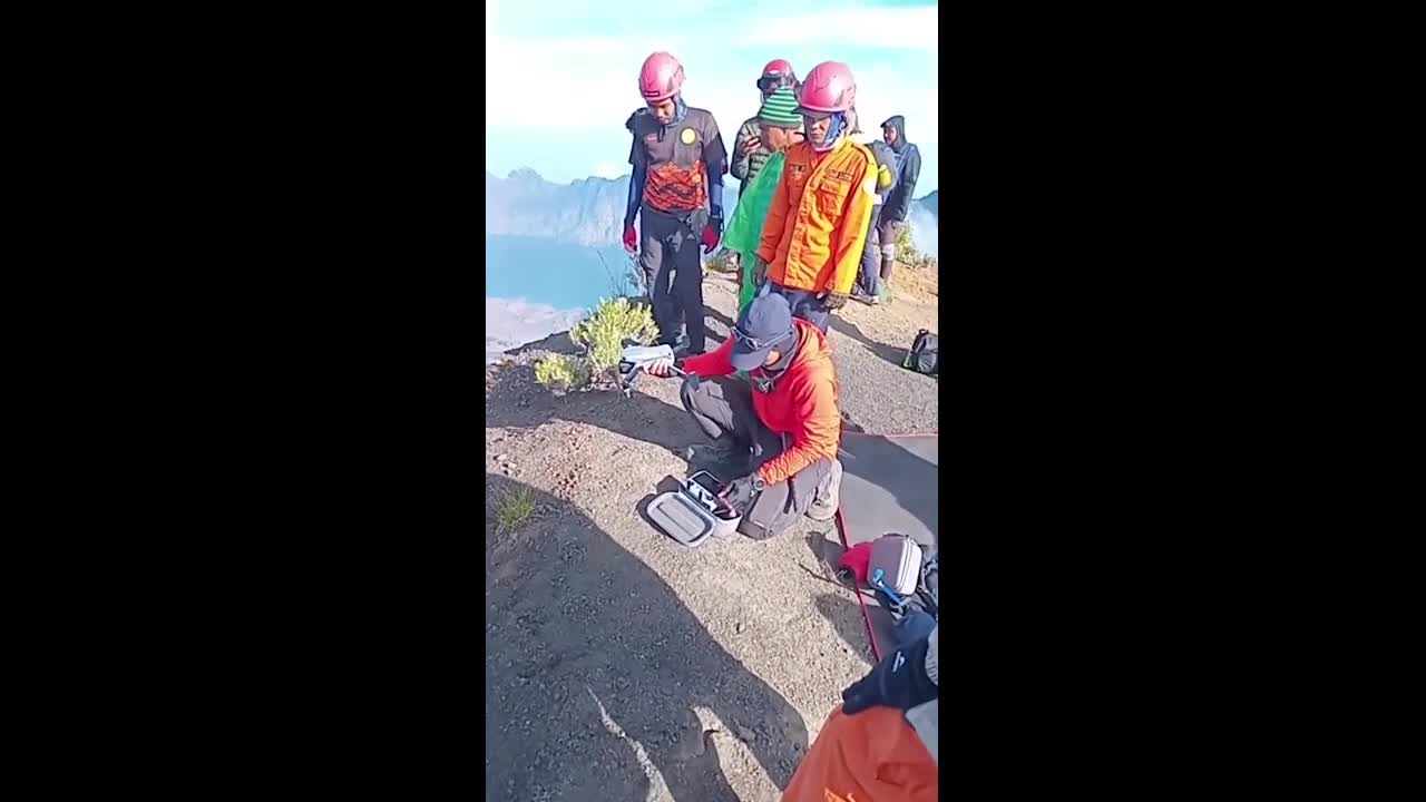 Rescue teams rush to save Brazilian tourist who fell into active ...