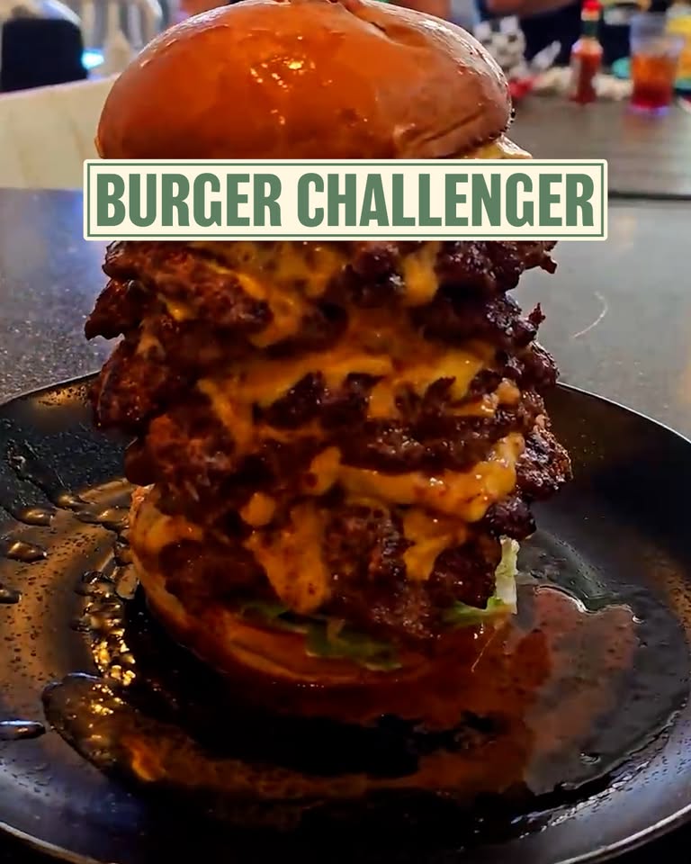 Cool Cat Cafe 808 Burger Challenger VS Randy Santel's Record