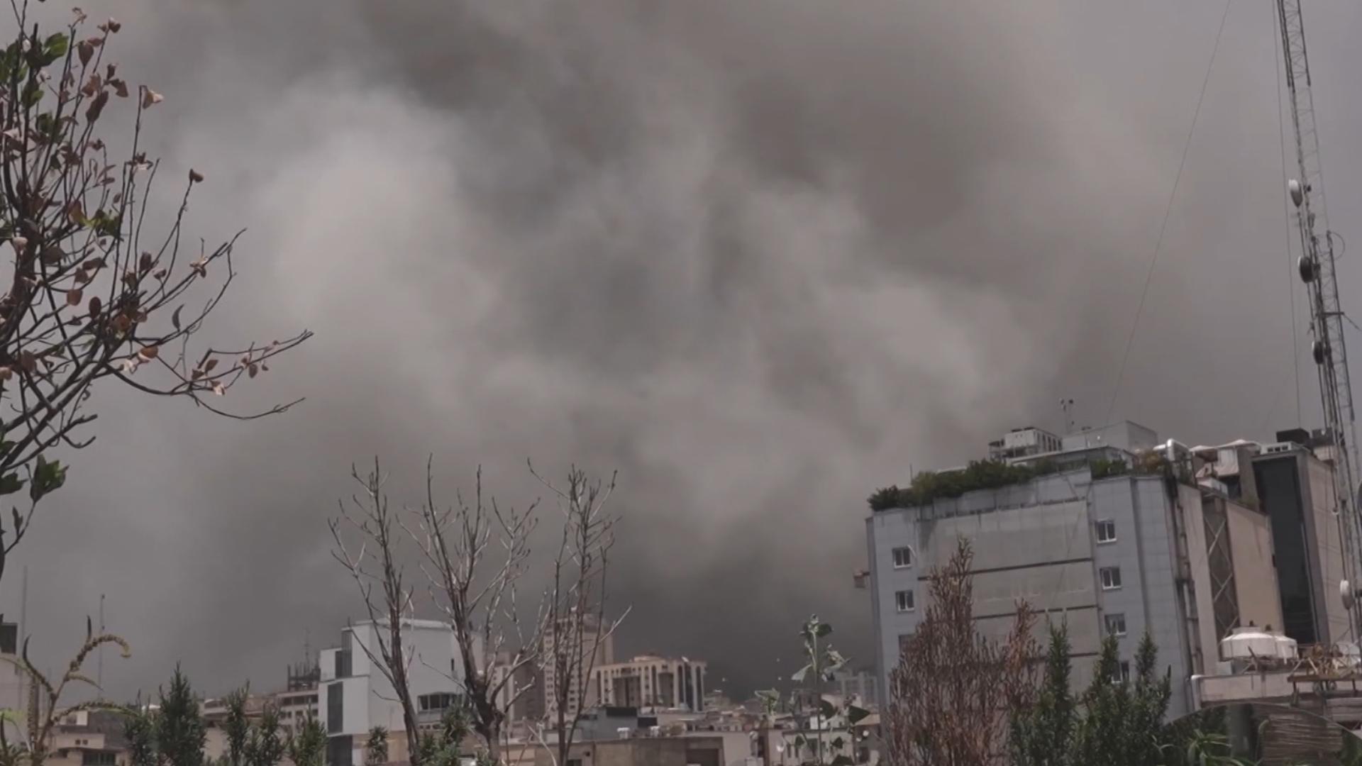 Tehran hit by airstrikes | Raw video