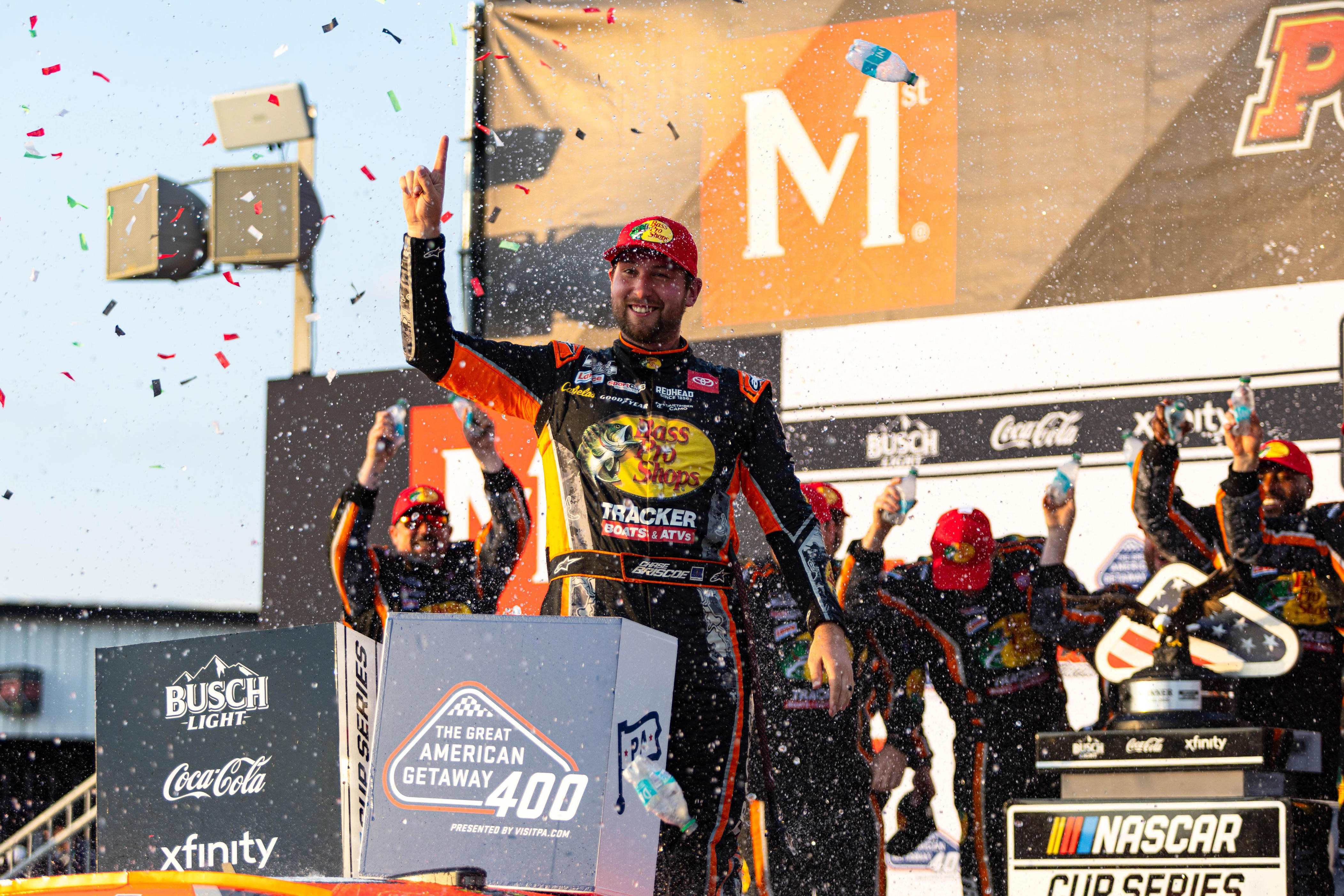 Chase Briscoe discusses first Joe Gibbs Racing win at Pocono in 2025