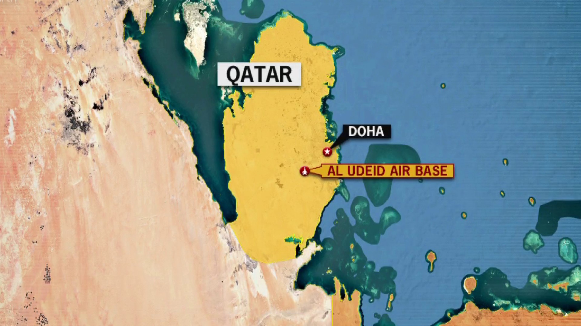 Missiles fired at U.S. bases in Bahrain, Qatar and Kuwait