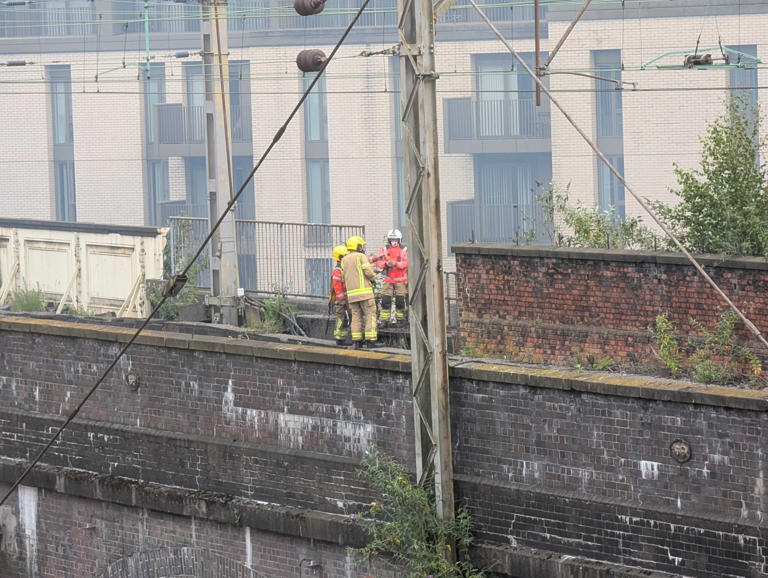 Huge fire in Manchester forces evacuations and delays