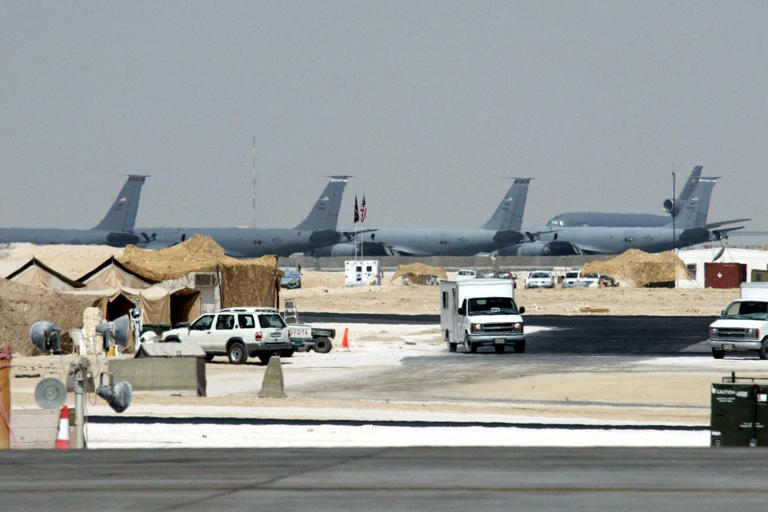 Explosions heard after Iran launches missile strike on US base in Qatar