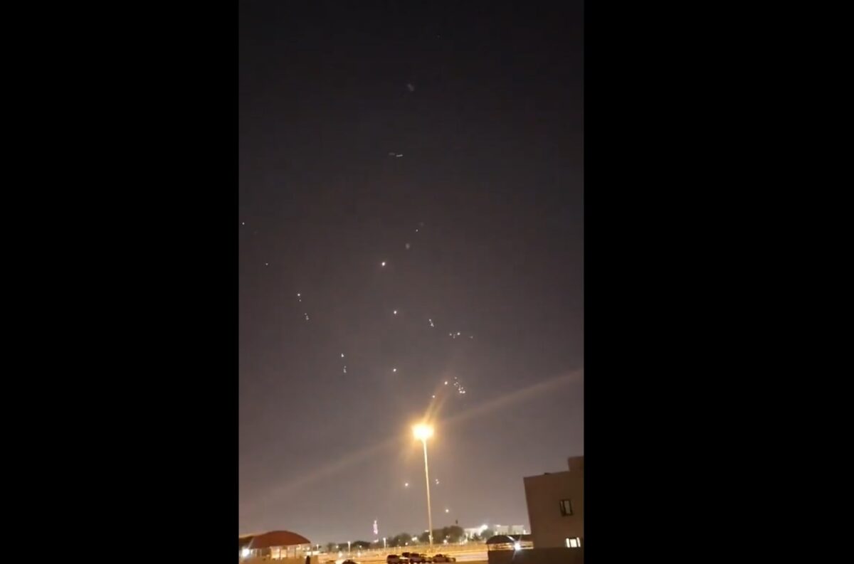 WATCH: Defense Systems Intercept Iranian Missile Attack on U.S. Base in ...