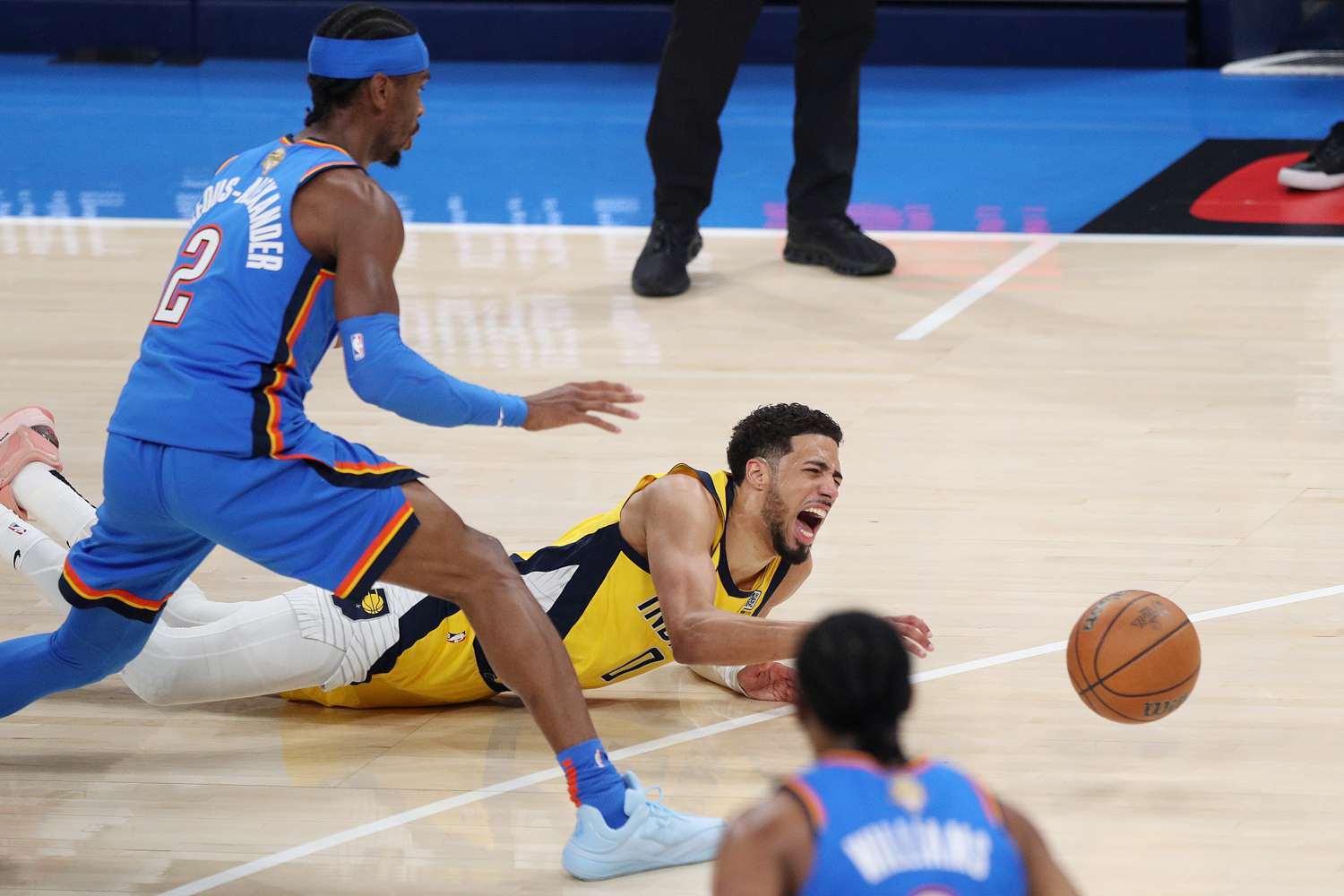 Tyrese Haliburton Exits NBA Finals in Tears After Suffering Injury ...
