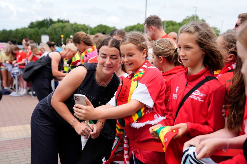 Wales fans give team wonderful send off for Euro 2025 at Cardiff Airport