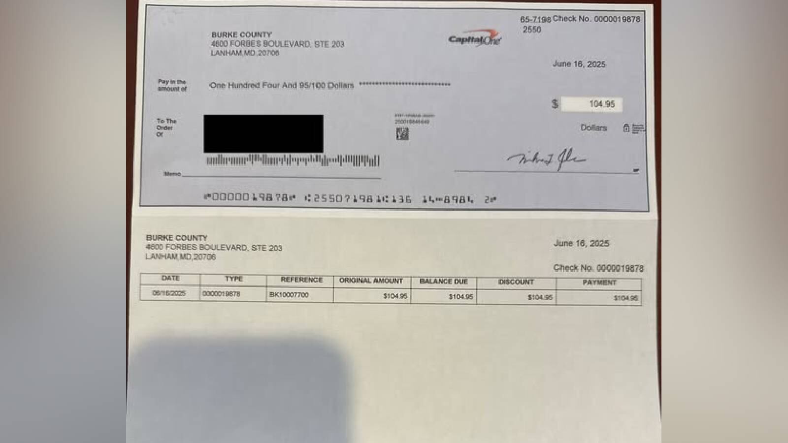 Newton County authorities warn about fake ‘Capitol One’ checks