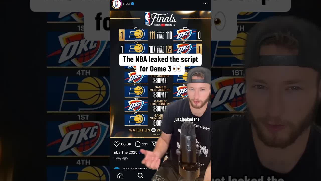 The NBA Leaked the Script for Game 3
