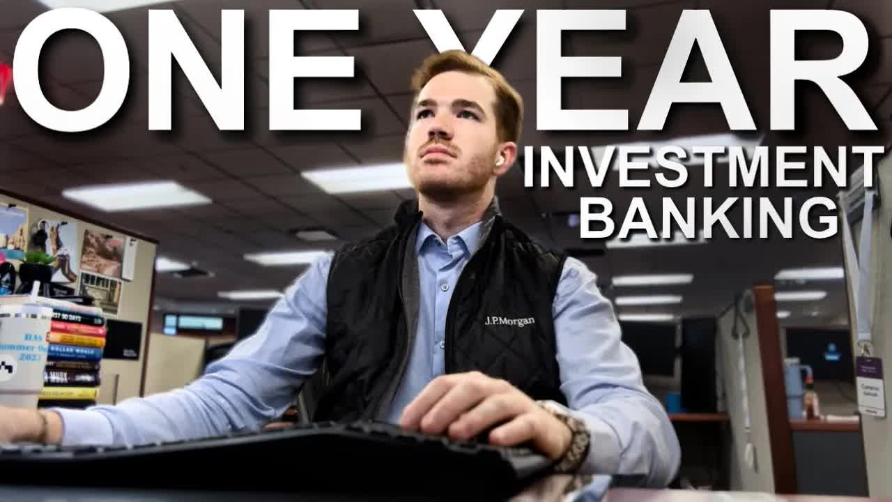4 lessons from a year in investment banking.