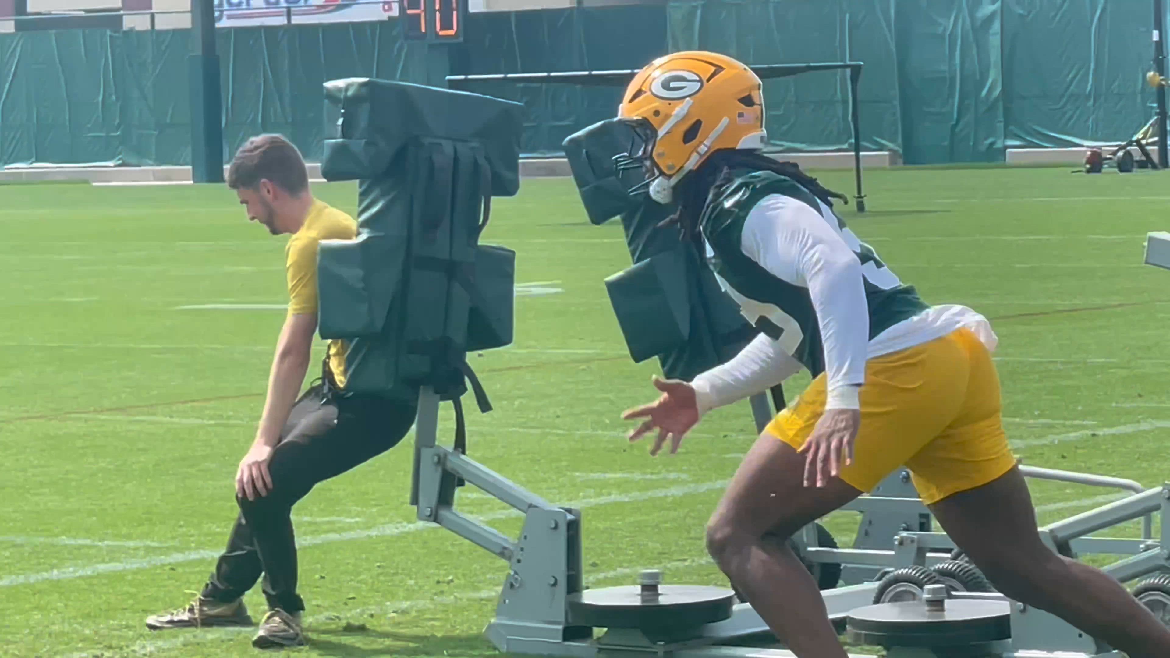 Defensive Back, Linebacker Drills at Green Bay Packers Minicamp